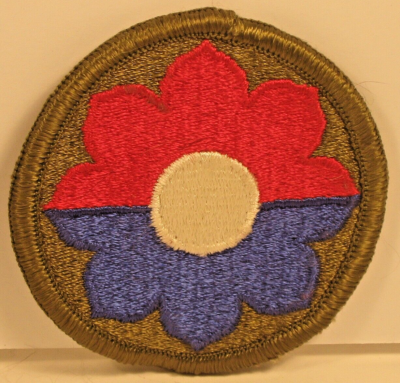 Us Army 9th Infantry Division Patch Full Color For Sale 9th Infantry