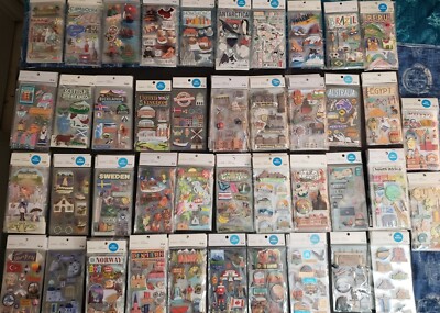 Recollections Travel Stickers Scrapbooking 42 Worldwide Vol. Disc. NIP ...