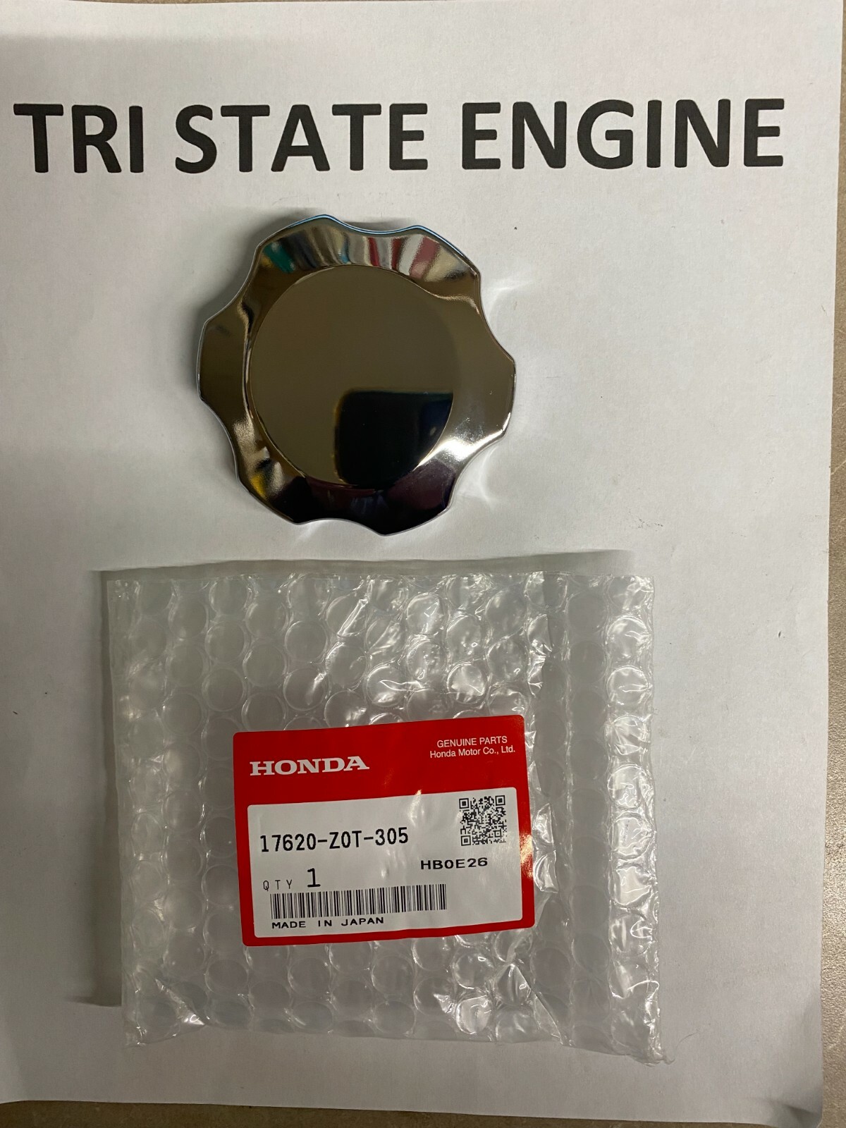 OEM Genuine HONDA Gas Cap (Fuel Filler Cap) GX120 GX160 GX200 17620-Z0T ...