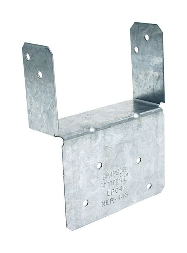Simpson Strong-Tie LPC4Z Galvanized 18 ga. End Post Cap 1.2 Hx2.5 W in ...