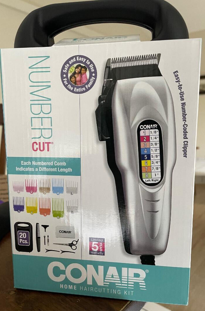 Haircut Machine Numbers Conair® Number Cut 20 Piece Haircut Kit, 1 Ct