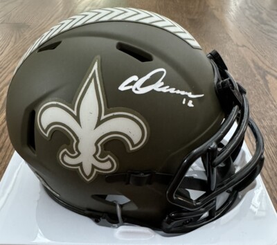 New Orleans Saints Chris Olave autographed Salute To Service Mini ...