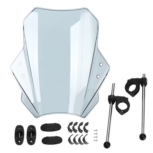 Universal Motorcycle Adjustable Wind Screen Windshield 22MM 28 25MM ...