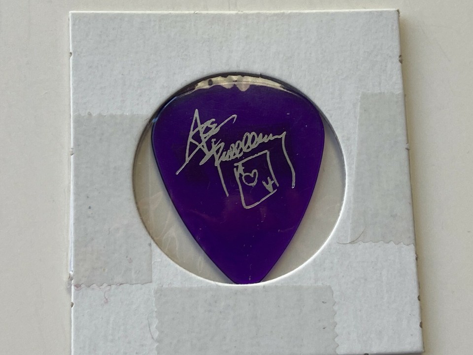 KISS Guitar Pick Prototype ACE FREHLEY Farewell Concert Tour Purple ...