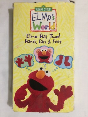 Elmo's World - Elmo Has Two Hands, Ears & Feet (VHS, 2004) Sesame ...