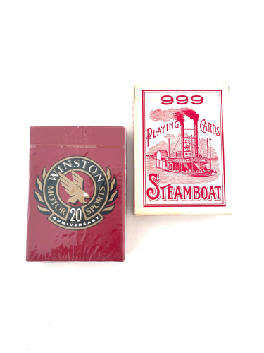 Vintage Playing Cards - 999 Steamboat & Winston Motor Sports 20th ...