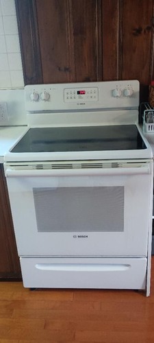 Bosch Electric Range, smooth cooking surface, white, 30" wide | eBay
