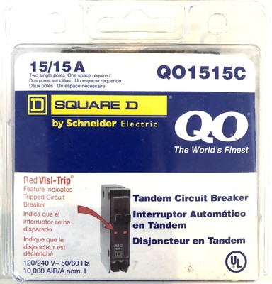 Circuit Breakers, Transformers - Square D Qo Tandem