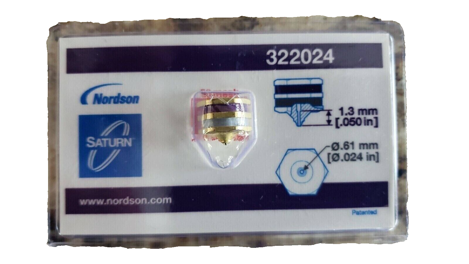 New Nordson Saturn 1.3 mm Glue Nozzle Tip 322024 OEM | eBay