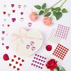 516Pcs Heart Gem Stickers Self Adhesive Heart Rhinestones for Crafting ...