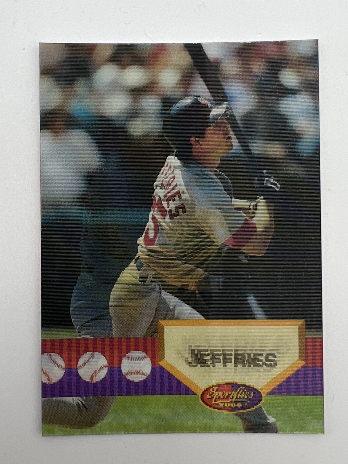 Gregg Jefferies #74 Lenticular - Baseball Card - 1994 Sportflics 2000 ...