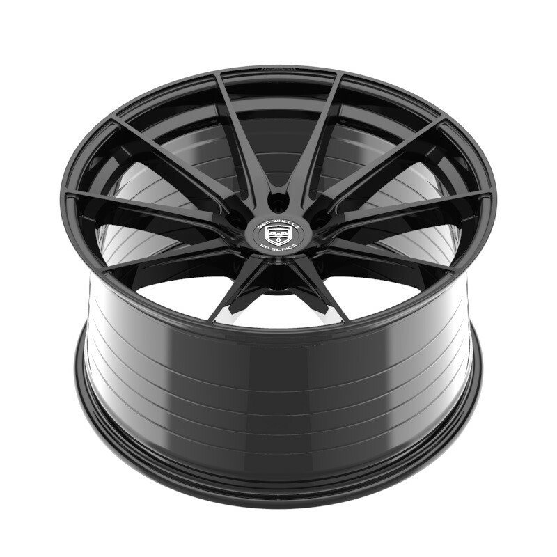 4 HP4 22 inch STAGGERED Gloss Black Rims fits CADILLAC CT6 3.6L 2017 ...