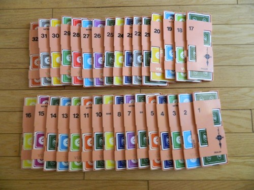 Duplicate bridge boards 1-32 with jumbo index cards and carry case. | eBay