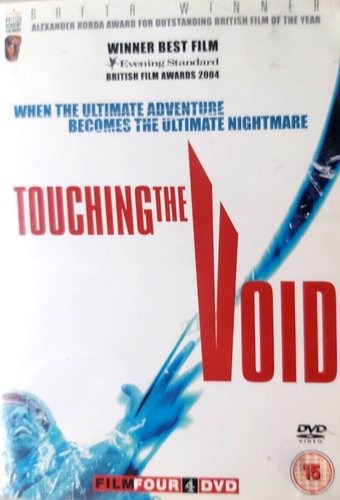 Touching The Void DVD Movie Survival TRUE STORY Documentary Mountain ...