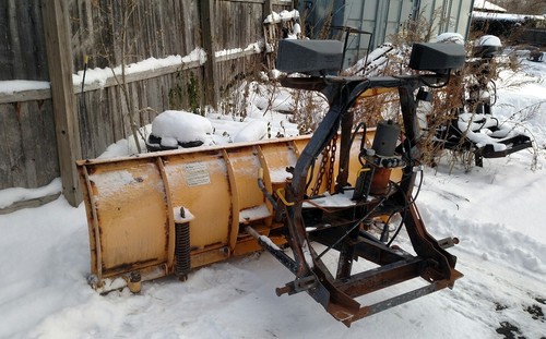 7'6" FISHER MINUTE MOUNT 2 II SNOW PLOW DODGE , Chevy , Ford, GMC | eBay