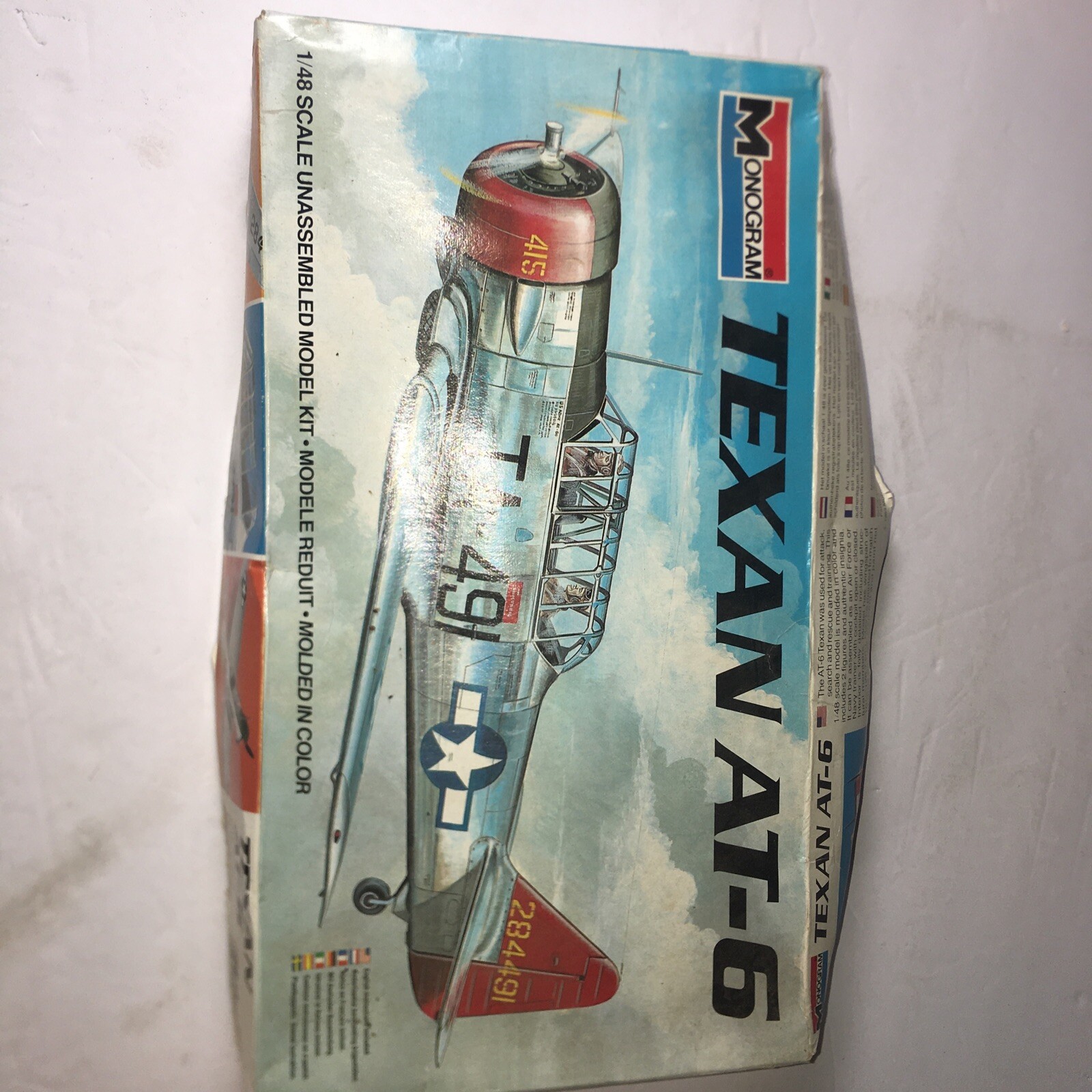 Monogram Model Airplane Kit Monogram Texan AT-6 Plastic Kit 1/48 Scale ...