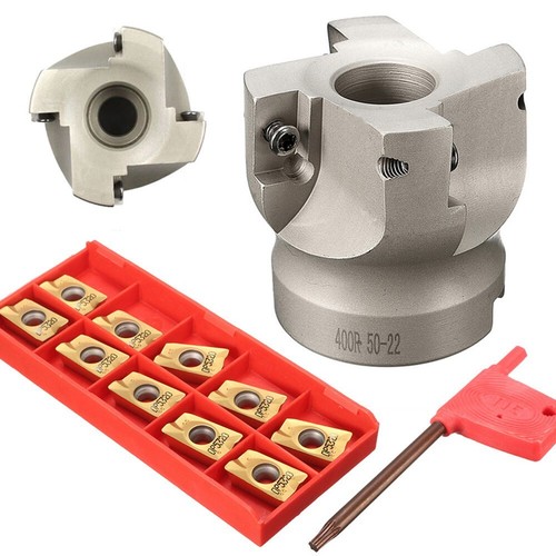 High Precision Carbide Milling Kit BAP400R5022 4 Flute End Mill Milling ...