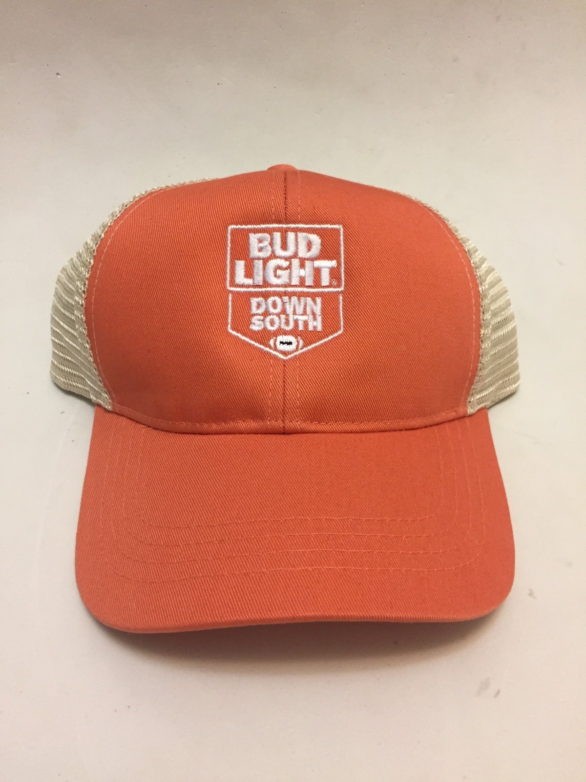 Bud Light Down South Mesh Snap Back Cap Football Trucker Hat Clemson ...