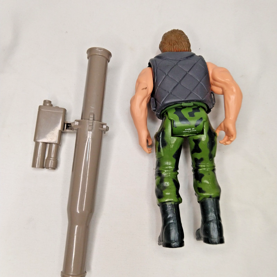 M Force ZACK Figure 1985 Military Muscle + Dog Tags Bazooka Vest | eBay