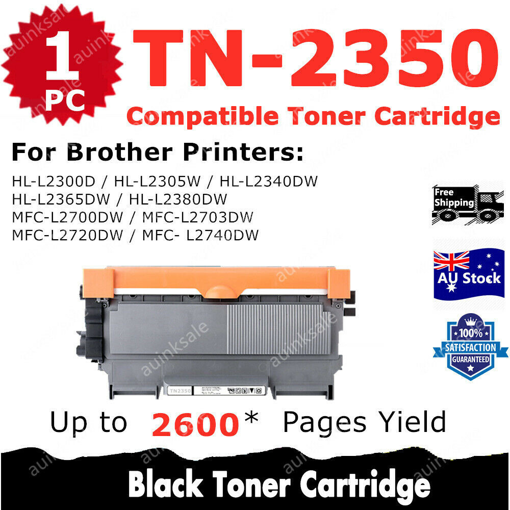 1x Non-OEM Toner TN2350 for Brother HL L2300D L2340DW L2365DW MFC L2700 ...