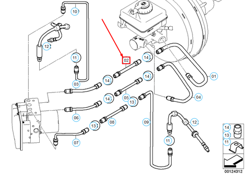 BMW 5 E60 Tuyau de frein avant 34326772527 6772527 NOUVEAU ORIGINE | eBay