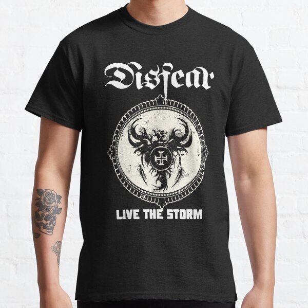 DISFEAR LIVE THE STORM Shirt Classic Tee T-Shirt Size M to 3XL Made in ...