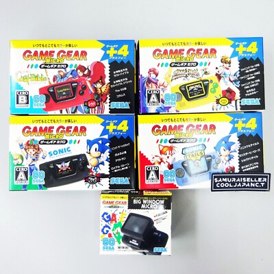 SEGA Game Gear Micro Console Big Window 4 Colors Complete Set 30th ...