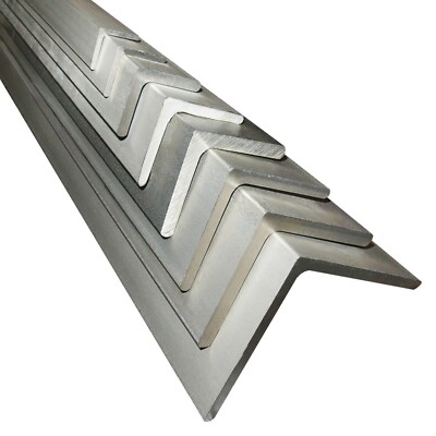 40 X 40 X 3 Grade 316 Stainless Steel Angle Bar *** ANY LENGTH ...
