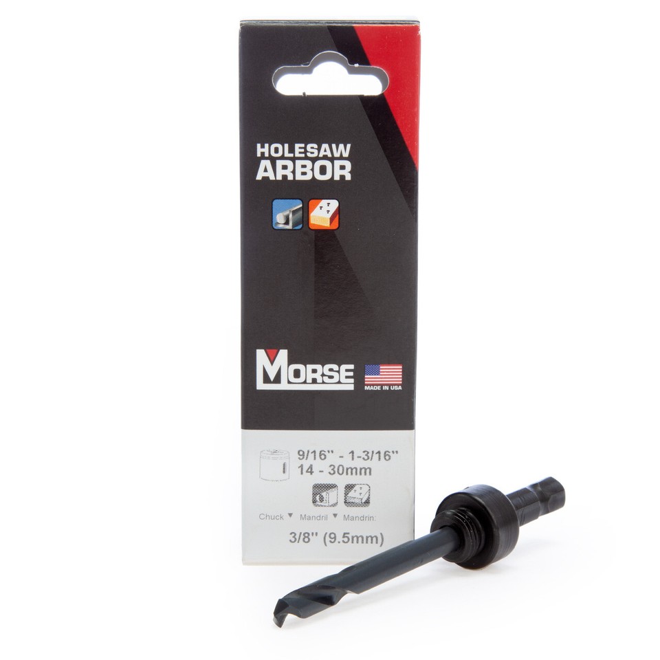 Morse Arbor Hexagonal 3/8 Pouces Plage 14-30mm Pour Scie Cloche Robuste ...