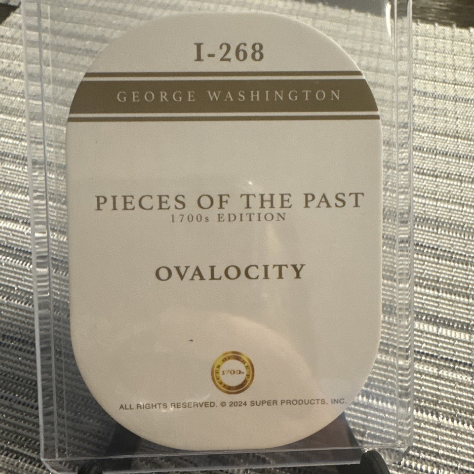 Pieces Of The Past 1700’s Edition George Washington Ovalocity | eBay