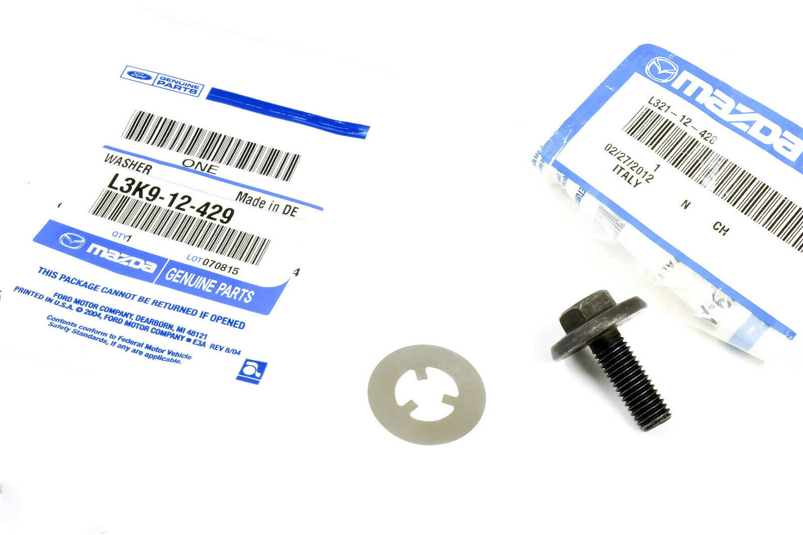 Mazda 6 3 CX-7 Turbocharged Camshaft Bolt & Camshaft Washer Set OEM | eBay