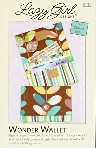 WONDER WALLET, Lazy Girl Designs Sewing Pattern 211 | eBay