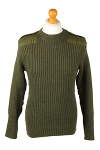 Vintage Army Combat Style Jumper Austrian Armed Forces 100 cm Olive ...