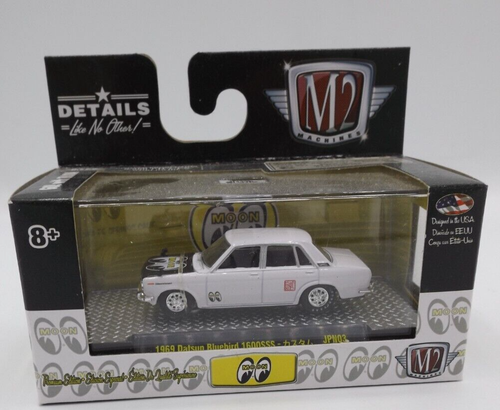 New M2 1/64 Diecast Car '69 Datsun Bluebird 1600SSS White 705833669102 ...