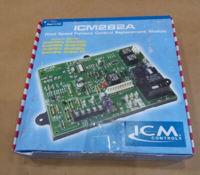 ICM282A Replacement Furnace Control Board Compatible with Carrier *FREE ...