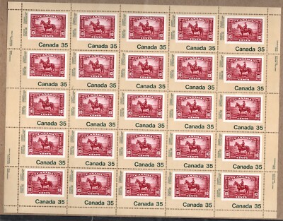 CANADA - SHEET OF 25 STAMPS - VFNH - SCOTT 911 - CANADA 82 - 1982 | eBay