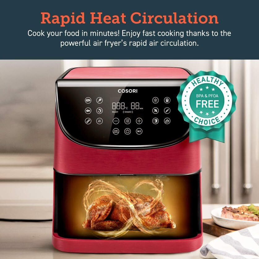 COSORI Air Fryer 5.8QT Oil-Free XL Electric Hot Air Fryers Oven ...