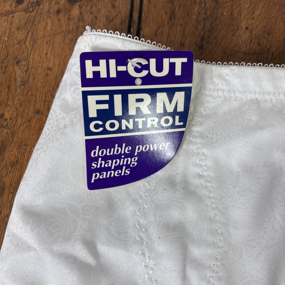 Bali NWT Size M White Tummy Solutions Control Briefs Panties Lot Hi Cut ...