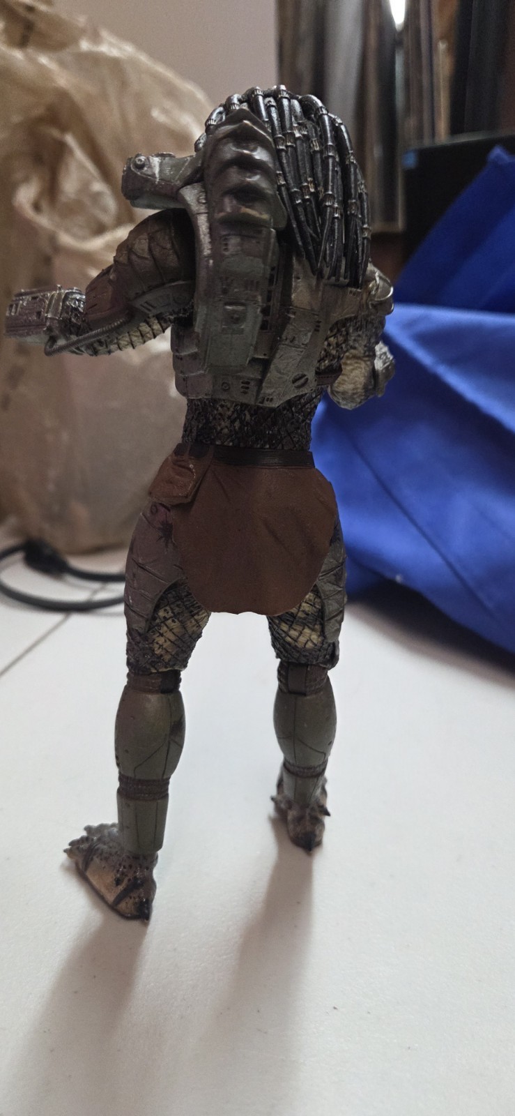 NECA Predator Classic Predator Unmasked Mouth 7" Figure 2010 Incomplete ...