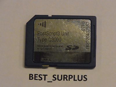 Ricoh PostScript Type C3000 MPC2500 MPC3000 LD425c LD430c C2525 C3030 ...