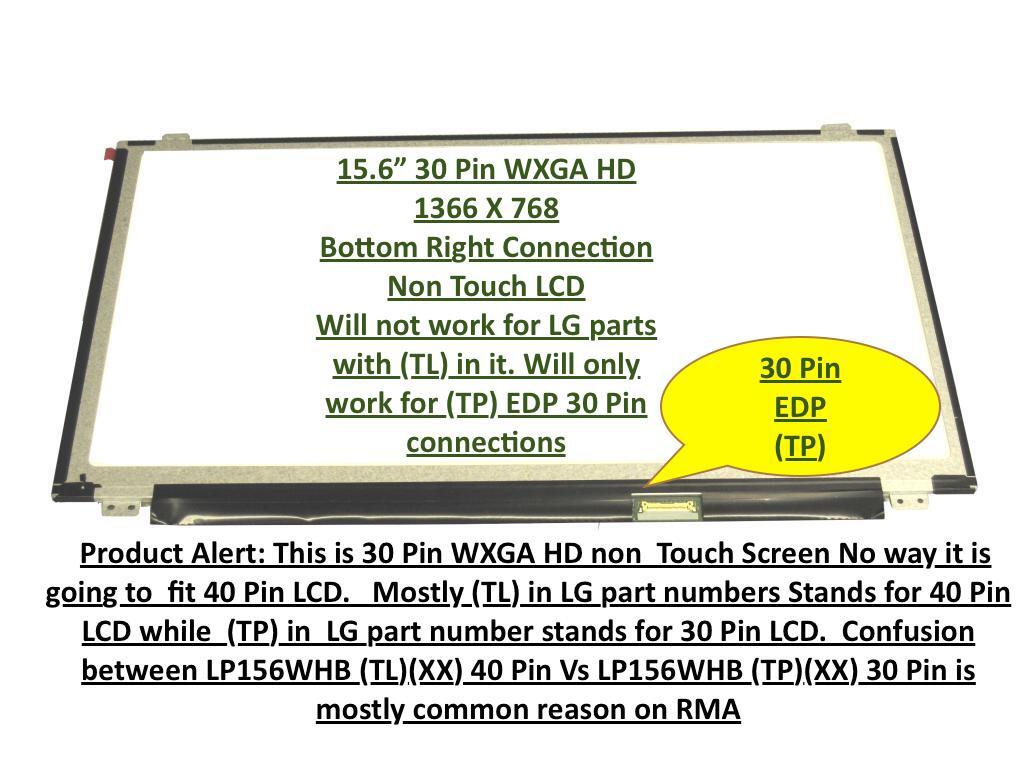 Screen REPLACEMENT LP156WHB(TP)(C1) HD 1366x768 LCD LED Display | eBay