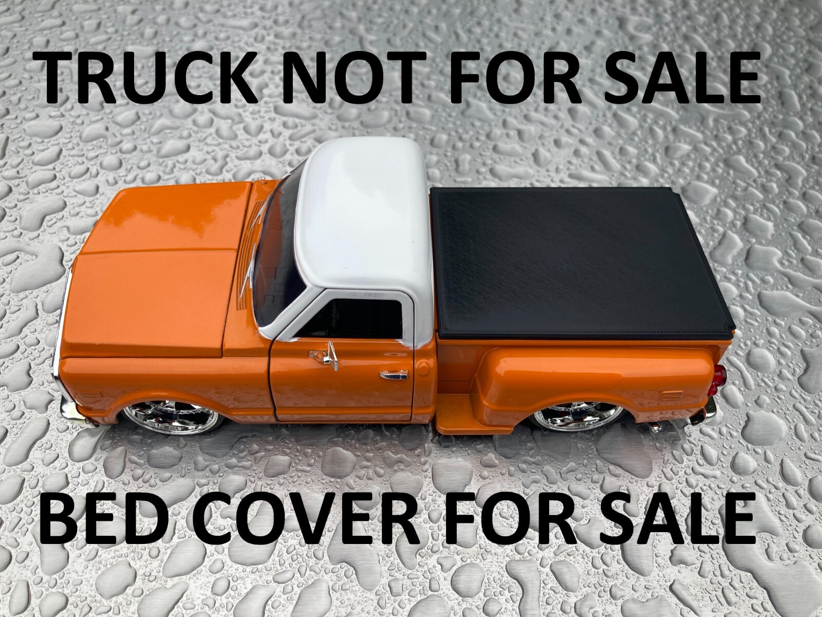 CUSTOM BED COVER FOR JADA 1969 CHEVROLET CHEVY STEP SIDE TRUCK C-10 ...