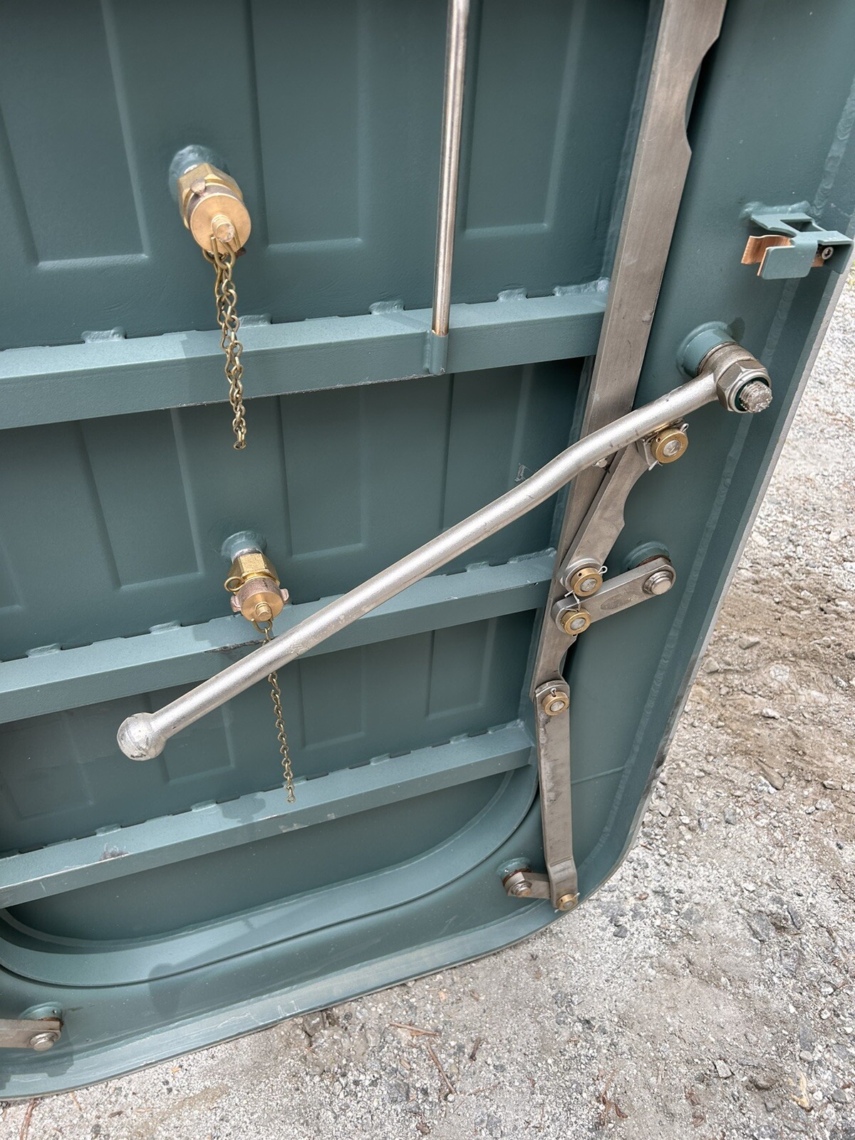 US Navy Ship Hatch Scuttle Door, Aluminum, Can ship, 77”x 36” Bunker ...