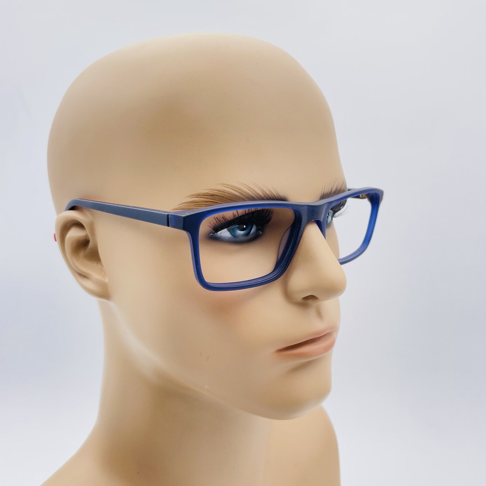 SPECSAVERS eyeglasses MATT BLUE SQUARE glasses frame MOD: SWIM 30687806 ...