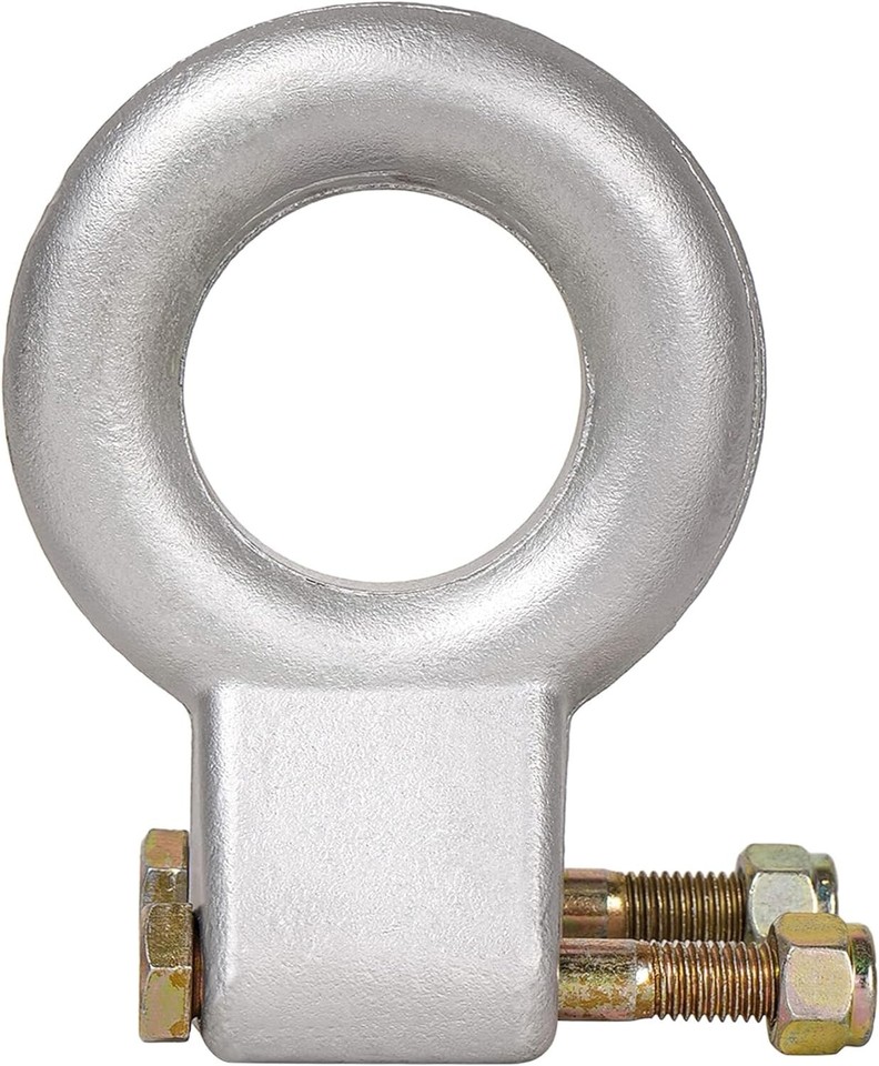 3" Lunette Eye Steel Pintle Ring 12000Lb Zinc Plated Channel Style ...