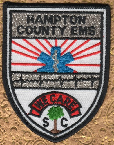 Hampton County EMS South Carolina S.C. Patch | eBay