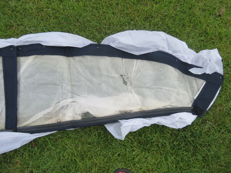 GRADY WHITE OEM 307 FREEDOM 2010 FRONT VISOR EISENGLASS Window SET -3pc ...