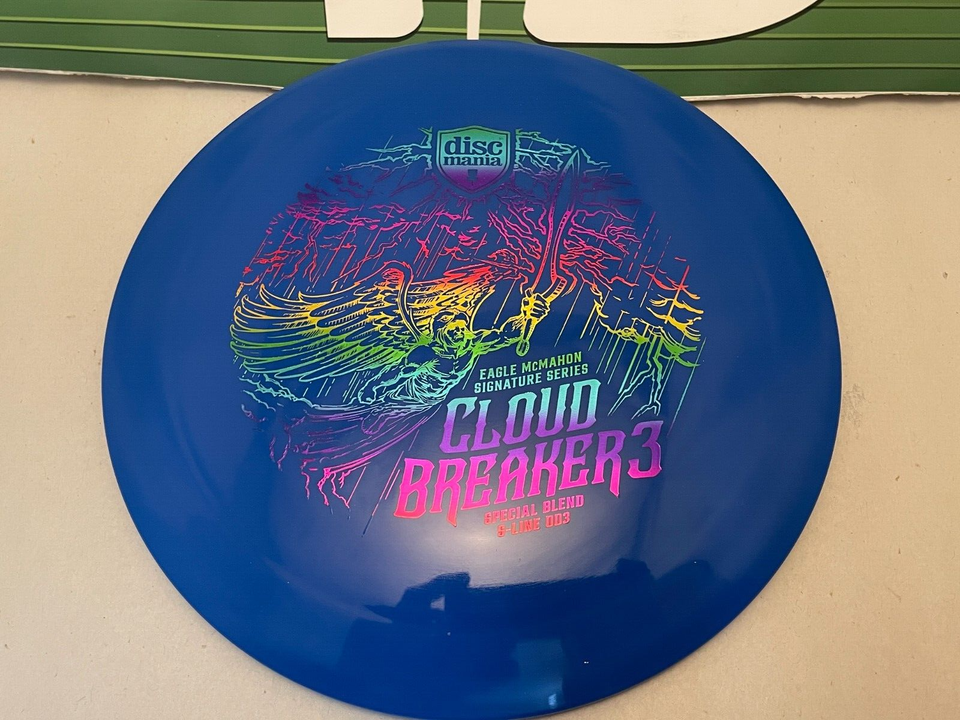 FLY GREEN DISC GOLF DISCMANIA EAGLE CLOUD BREAKER 3 DRIVER 173GM BLUE ...