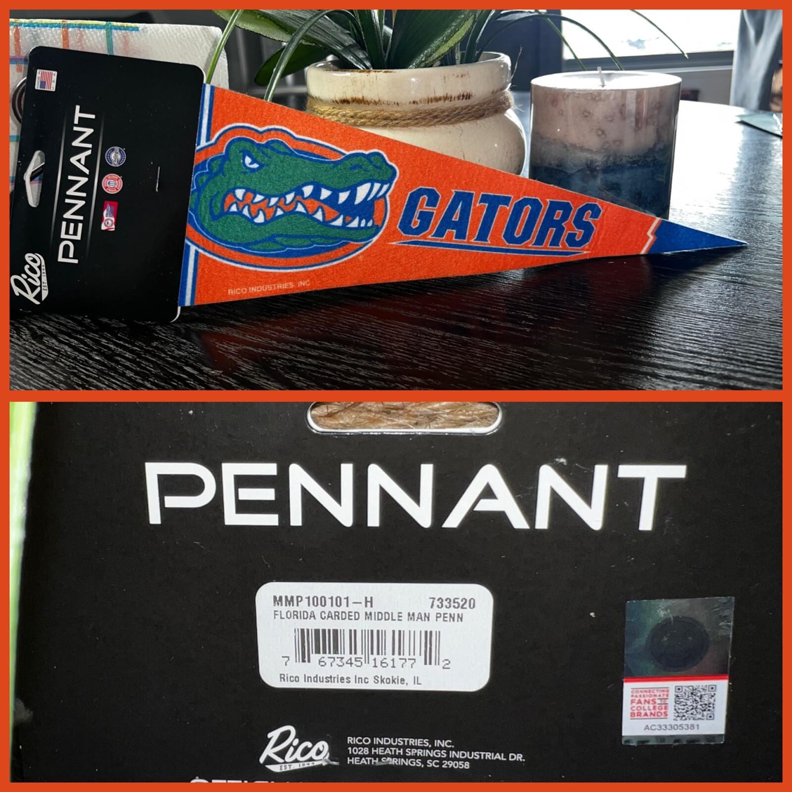 Florida Gators Pennants. Felt. 14-1/2" x 5". [Brand New] 767345143761| eBay