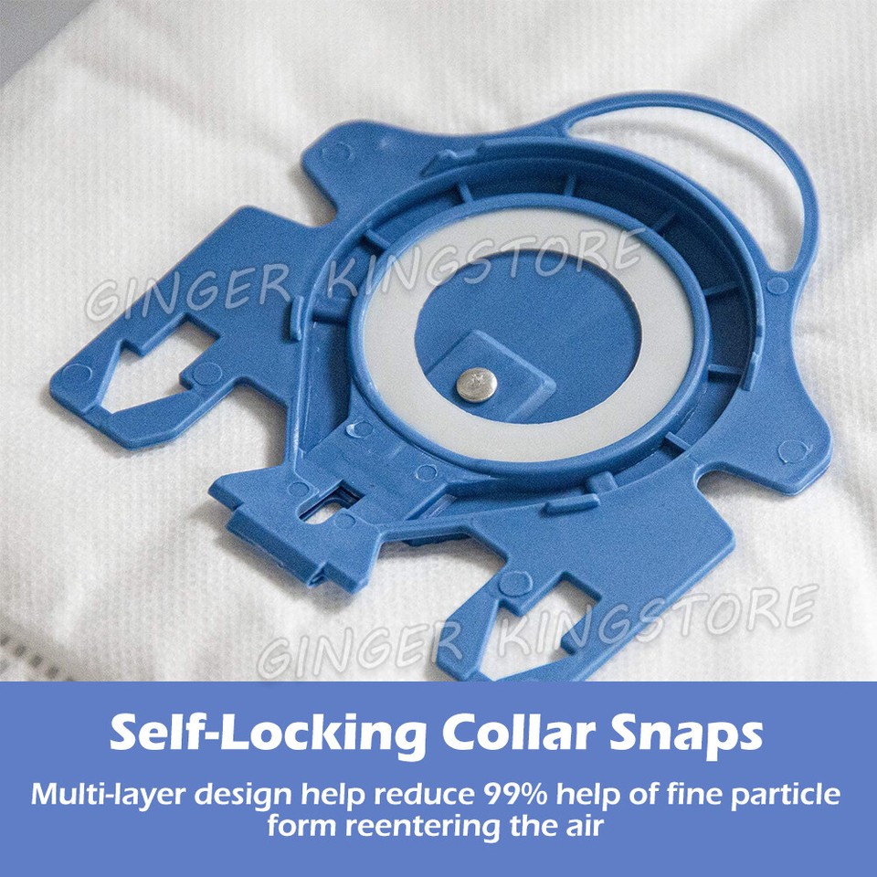 12 Vacuum Cleaner Bags for Miele 3D GN C2 C3 S2 S5 S8 S5211 S5210 S8310 ...